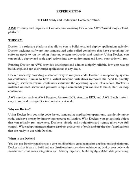 Cc Lab Exp No9 Pdf Amazon Web Services Operating System