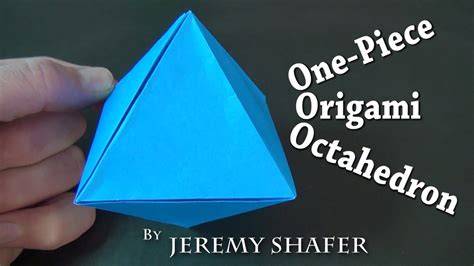 Origami Octahedron One Sheet