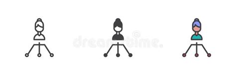 Hierarchy Structure Different Style Icon Set Stock Illustration Illustration Of Organisation