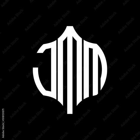 Jmm Letter Logo Jmm Best Black Background Vector Image Jmm Monogram