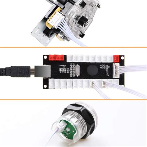 2 Player Led Arcade Diy Kit Easyget Retro Arcade