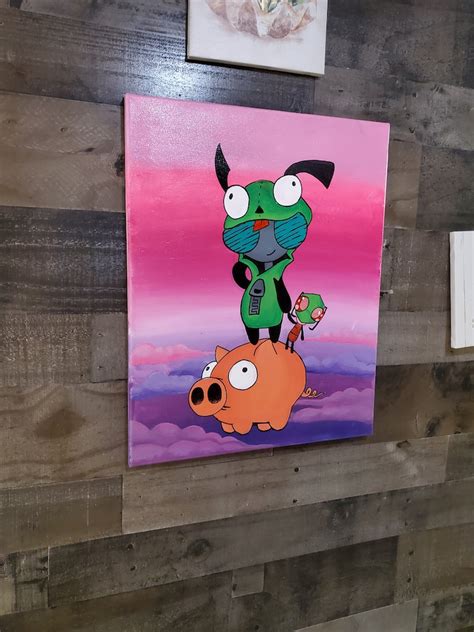 Invader Zim And Gir Fanart Poster Etsy