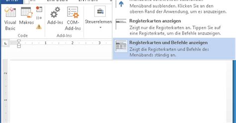 Menüband In Excel Und Word 2013 Pctipp Ch