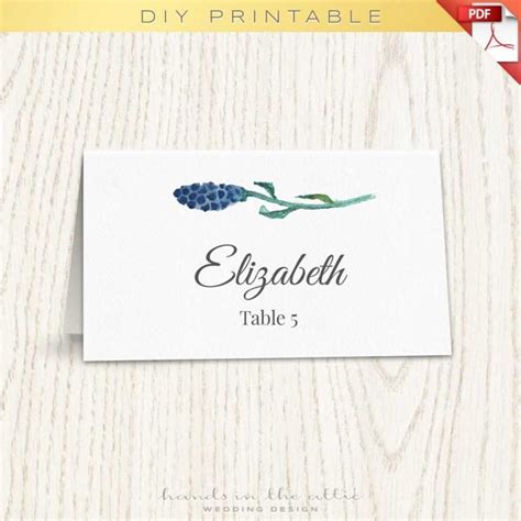 Printable Escort Cards Template Sample Gelorailmu Com