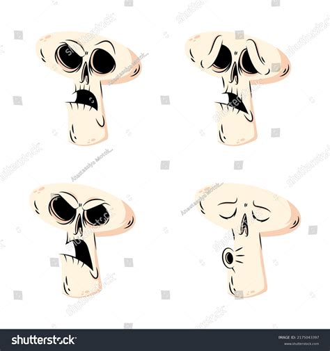 Cute Skeleton Doodle Sticker Skeleton Illustration Stock Illustration