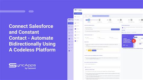 Connect Salesforce And Constant Contact Automate Bidirectionally Using A Codeless Platform