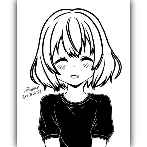 رسم انمي سهل Art Drawings Sketches Simple Easy Drawings Cute Drawings