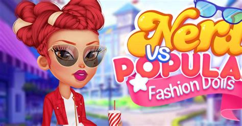 Nerd Vs Popular Fashion Dolls Παίξτε Nerd Vs Popular Fashion Dolls στο