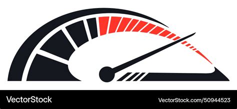 Car Speedometer Vintage Label Colorful Royalty Free Vector