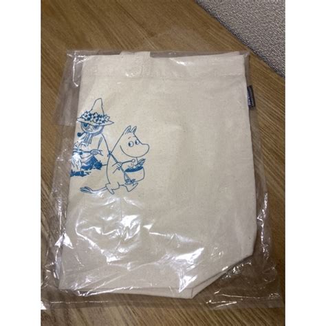 全新 日本帶回 超可愛 嚕嚕米 Moomin 小不點 阿金 環保 購物袋 側背袋 蝦皮購物