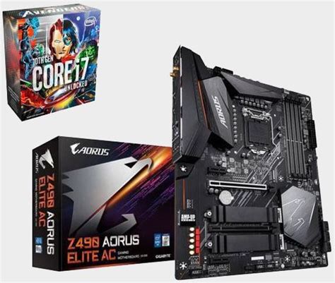 Save 125 On This 8 Core Comet Lake Cpu And Z490 Motherboard Combo