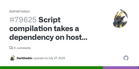 Script Compilation Takes A Dependency On Host Systemprivatecorelib · Issue 79625 · Dotnet