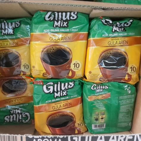 Jual Kopi Gilus Mix Isi 10 Pcs X 12 Pack All Variant Shopee Indonesia