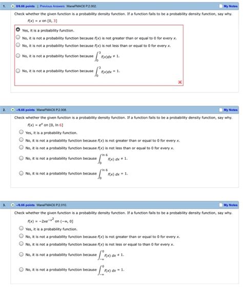 Solved 1 O 6 66 Points Previous Answers WaneFMAC6 P2 002 Chegg Com