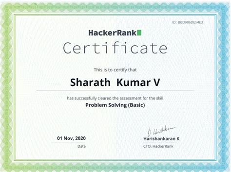 Sharath Kumar On Linkedin Hackerrank Datastructures Algorithms