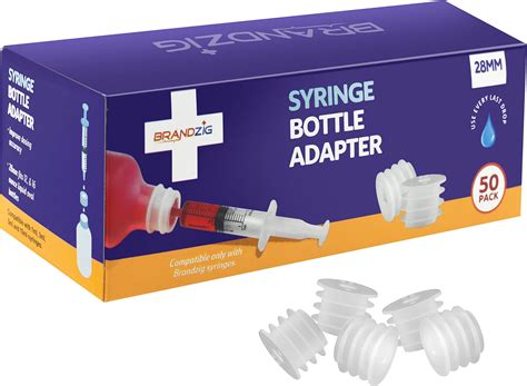 Medicine Bottle Syringe Adapter For Oral Dispensers 28mm
