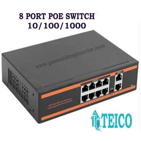 8 Port Poe Gigabit Switch 8 PORT 10 100