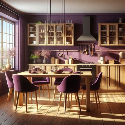 Kitchen Decor Purple