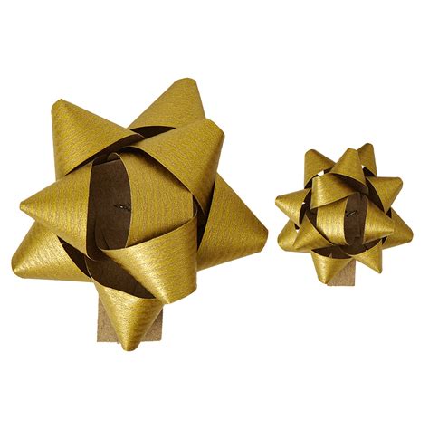 Wilko Assorted Gold Bows 25 Pack Wilko