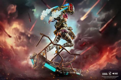 League Of Legends Jinx And Vi 1 6 Scale Statue Bundle From Purearts And Riot Games