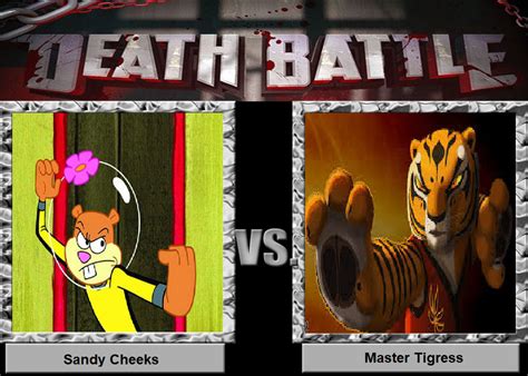 Sandy Cheeks Vs Master Tigress By Nickninja02 On Deviantart