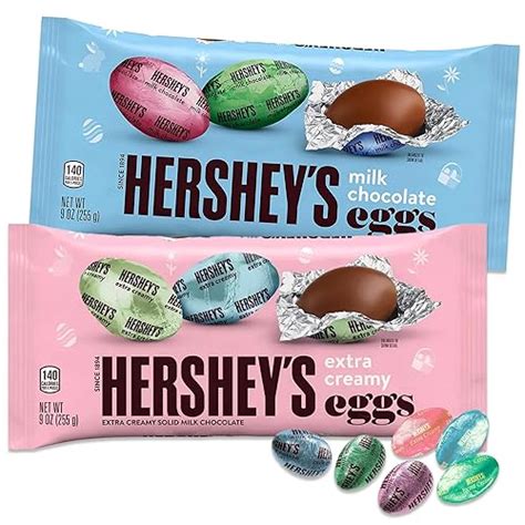 Hershey Chocolate Easter Eggs Hersheys Easter Candy Coated Milk