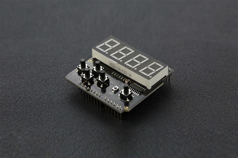 7 segment led keypad shield for arduino raspberry pi arduino