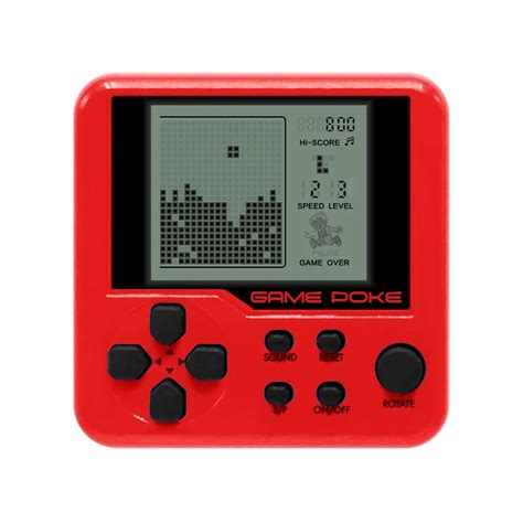 built in 26 games mini tetris game console retro matchbox tetris console game console lcd