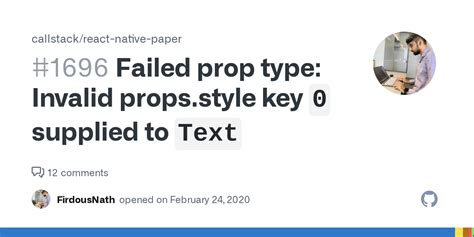 Failed Prop Type Invalid Propsstyle Key `0` Supplied To `text