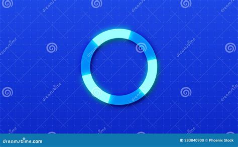 Simple And Clean Loading Digital Dots Grid Moving In Bg Stock