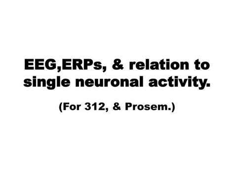 PPT Understanding EEG And ERPs Parameters And Applications PowerPoint Presentation ID 4748245