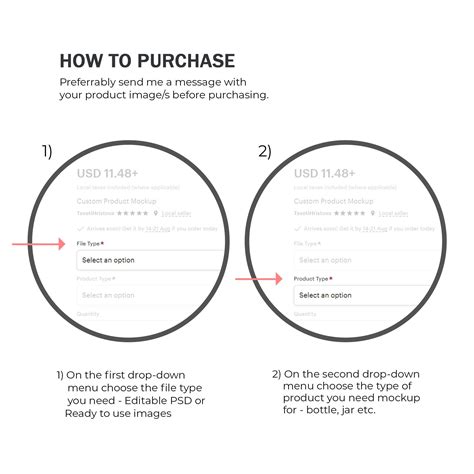 Custom Product Mockup Etsy