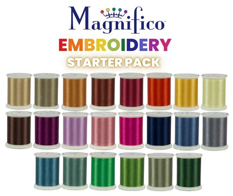 Superior Threads Magnifico Thread Pack 500yd 22 Colours Sew It