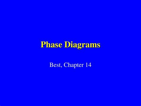 PPT Phase Diagrams PowerPoint Presentation Free Download ID 3054011