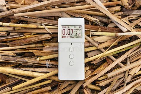 Dosimeter Radiometer Measures The Level Of Ionizing Radiation In The Environment Stock Image