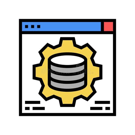 Hardware Solution Digital Processing Color Icon Vector Illustration