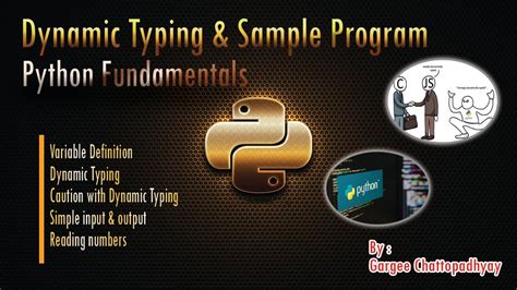 Class Xi Dynamic Typing And Sample Program Python Fundamentals Youtube