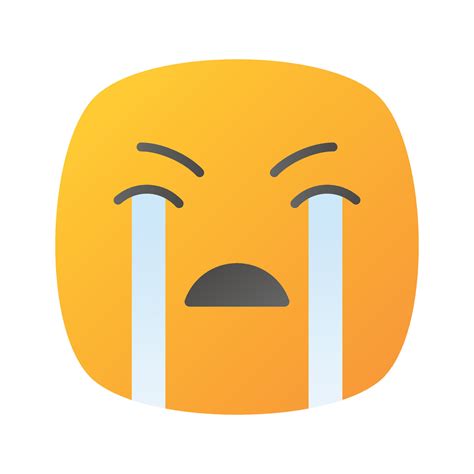 Get This Amazing Crying Emoji Design Customizable 43957591 Vector Art