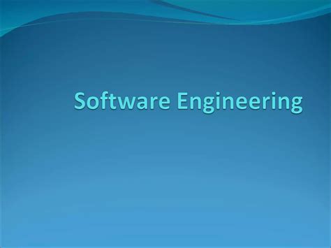 Introductionsoftware Process Models Project Management Ppt