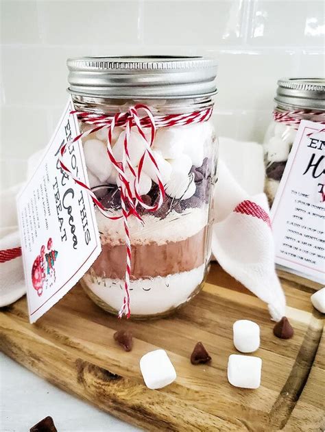 How To Make Hot Chocolate Mix In A Jar Free Printable T Tag Foodtalk