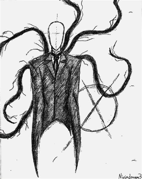 Slender Man Drawings In Pencil A Comprehensive Guide