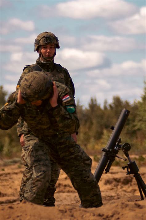 Nato Efp Battle Group Lithuania On Twitter Attention Indirect Fire💥the 🇭🇷 Mortar Platoon