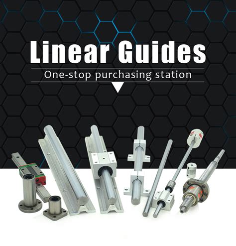Customizable Linear Bushing Guide Linear Axis Cnc Parts Shaft Rod Multiple Diameters Mm Mm