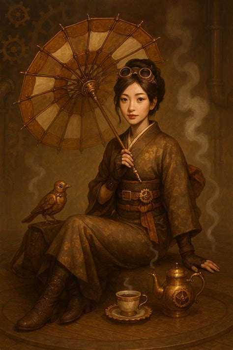 Steampunk Woman Seat By Ironwildgrass On Deviantart