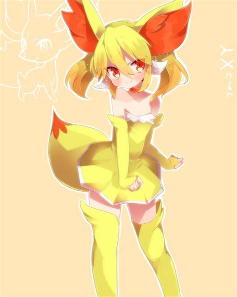Fennekin Gijinka Pokemon Gijinka Pokemon Human Form Pokemon