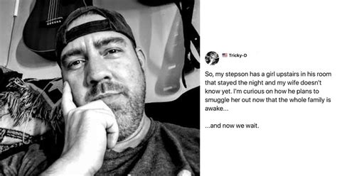 Stepdad Hilariously Live Tweets Sons Attempt To Sneak Girlfriend Out