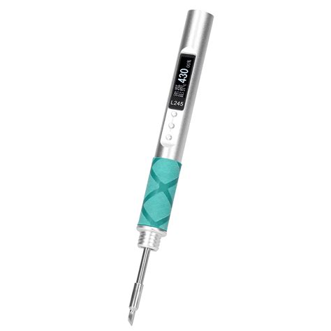 Mini Intelligent Electric Soldering Iron Portable Soldering Station 0 91inch Oled Display Full