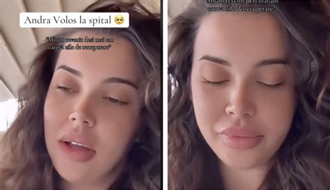 Andra Volos Probleme Grave De Sănătate Ce A Pățit Tânăra La Scurt Timp După Operația Din