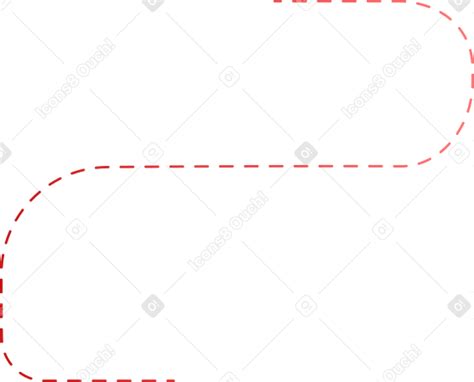 Red Dashed Line Illustration In Png Svg