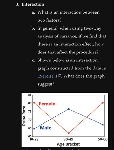 Solved 3 Interaction A What Is An Interaction Between Two